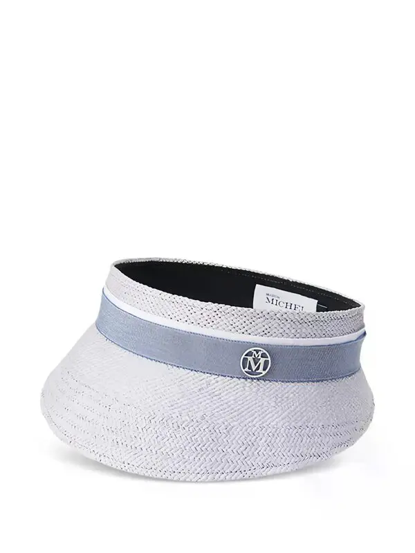 MAISON MICHEL Penny Logo Visor - Blue