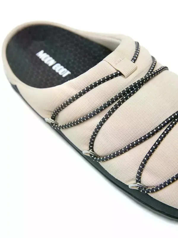 Moon Boot Quilted Flat Slippers - Neutrals