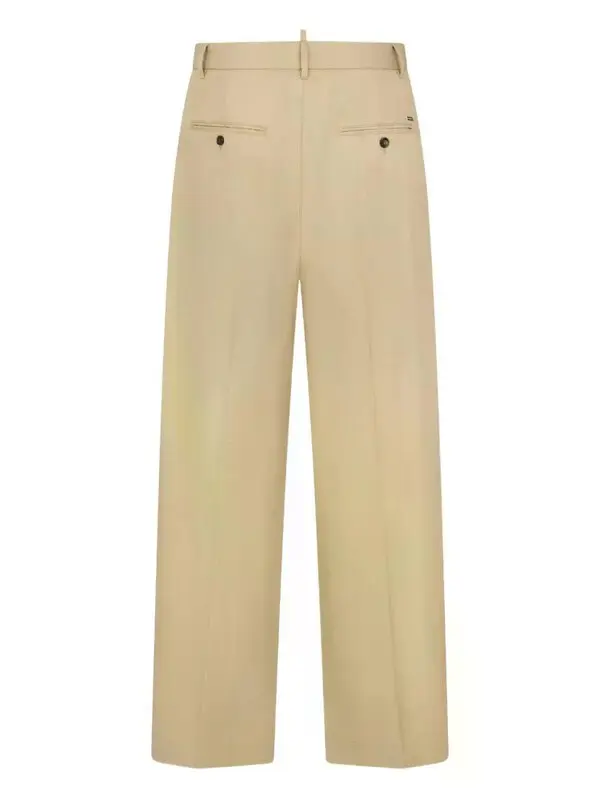 Dsquared2 Belt-loops Pleated Trousers - Neutrals
