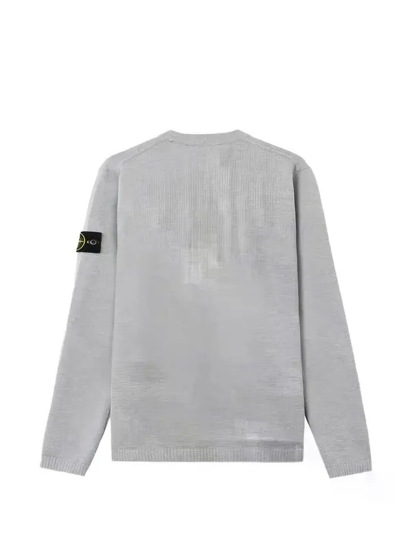 Stone Island Logo-patch Crew-neck Sweater