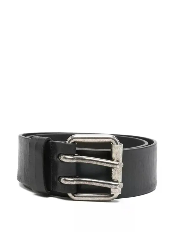 Saint Laurent Double-buckle Belt - Black