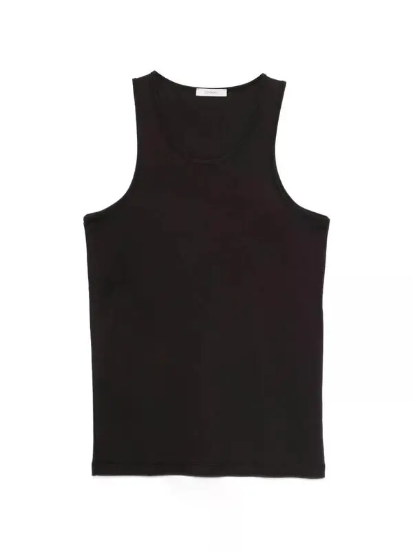 LEMAIRE Round-neck Tank Top - Black