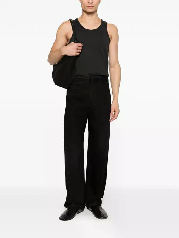 LEMAIRE Round-neck Tank Top - Black