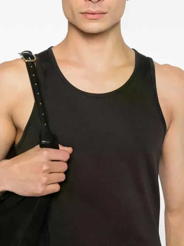 LEMAIRE Round-neck Tank Top - Black