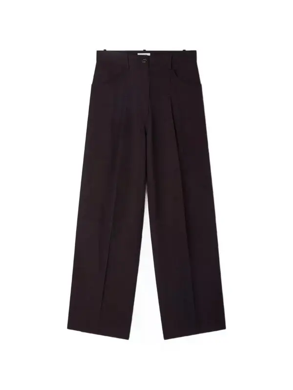 Sandro Wide-leg Trousers - Brown