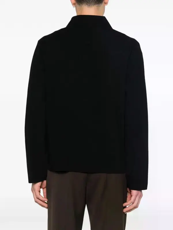 Sandro Zipped Viscose Knit Cardigan