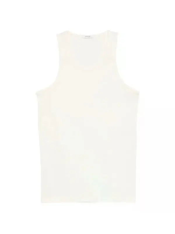 LEMAIRE Cotton Ribbed Tank Top - Neutrals