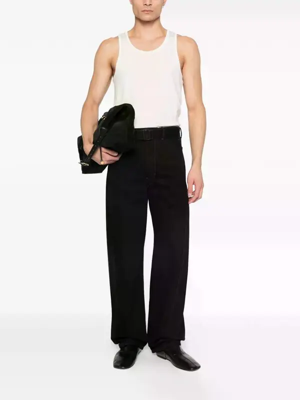 LEMAIRE Cotton Ribbed Tank Top - Neutrals