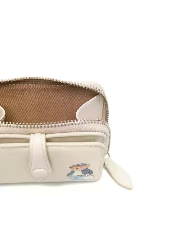 Polo Ralph Lauren Polo Bear Leather Wallet - Neutrals
