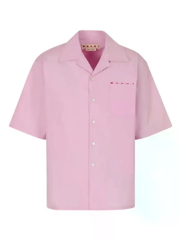 Marni Logo Pocket Shirt - Pink