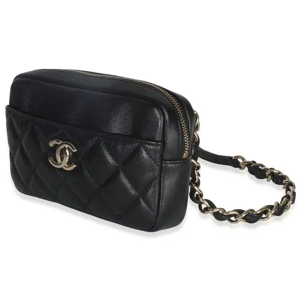 Chanel Quilted Lambskin Front Pocket Belt Bag