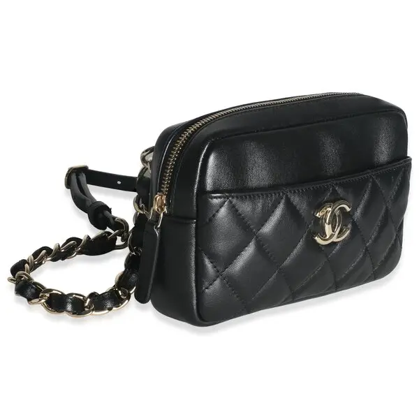 Chanel Quilted Lambskin Front Pocket Belt Bag