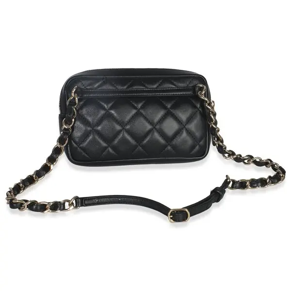 Chanel Quilted Lambskin Front Pocket Belt Bag