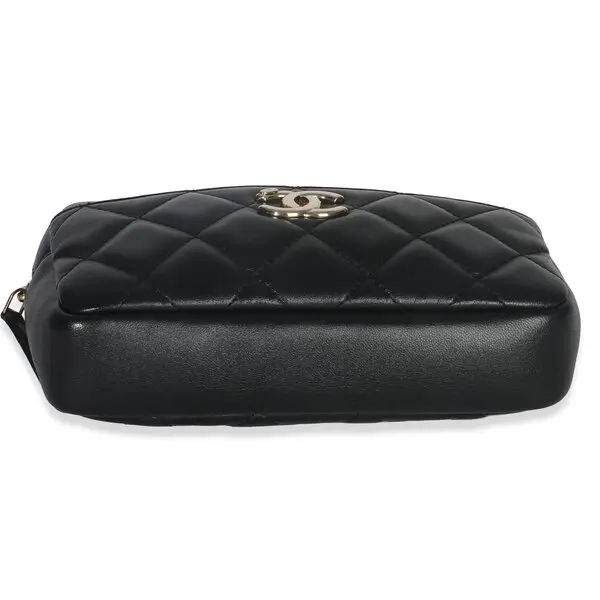 Chanel Quilted Lambskin Front Pocket Belt Bag