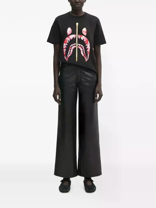 A BATHING APE Graphic Zip T-shirt
