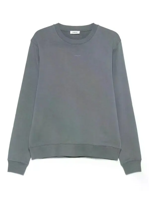 Sandro Logo Sweatshirt - Blue