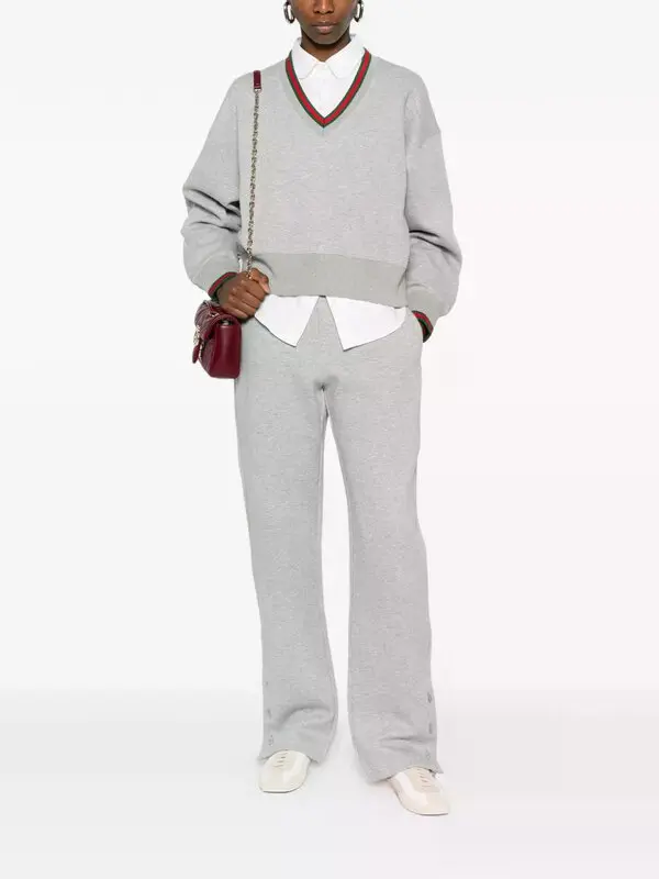 Gucci Button-detail Track Pants - Neutrals