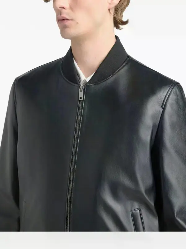 Bally Leather Bomber Jacket