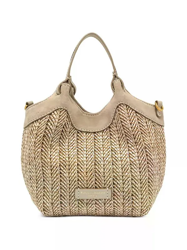 GIANNI CHIARINI Dua Woven Top-handle Tote Bag - Neutrals