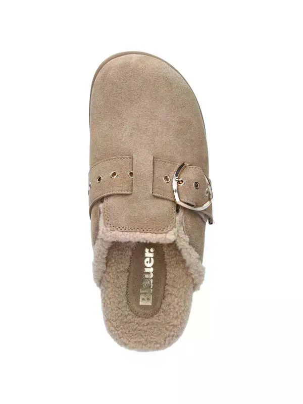 BLAUER. Glade Buckle-detail Loafers - Neutrals