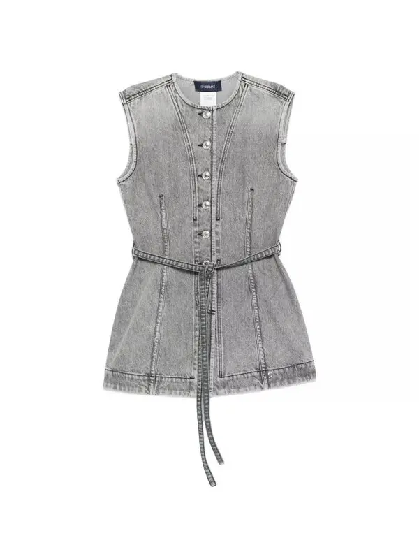 Sportmax Belted Vest - Grey