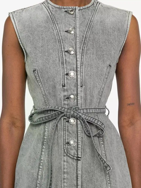 Sportmax Belted Vest - Grey