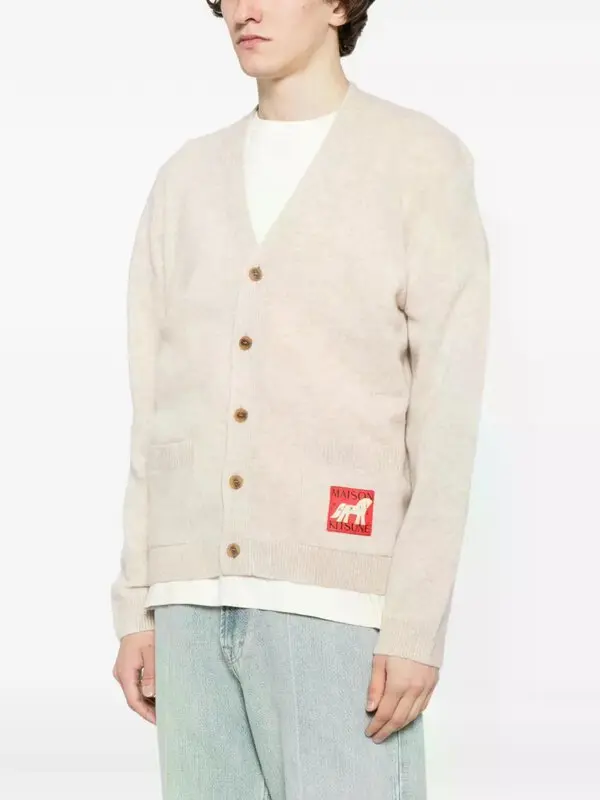 Maison Kitsuné Logo-patch Cardigan