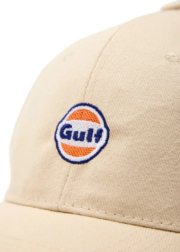 AN-Y1 Gulf Embroidered Canvas Cap - Ecru