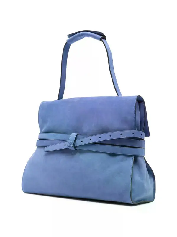 Moschino Buckle Shoulder Bag - Blue