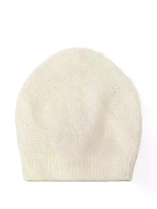 Fabiana Filippi Sequinned Beanie - Neutrals