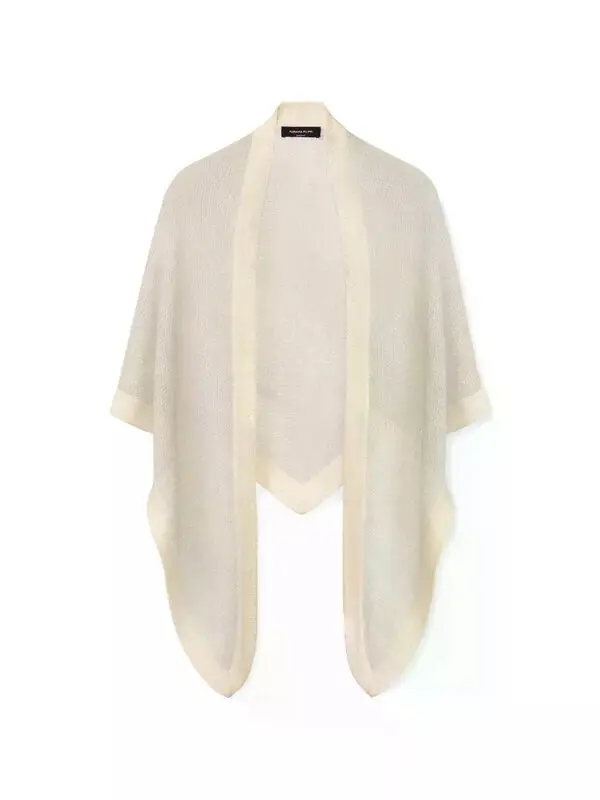 Fabiana Filippi Contrast-trim Scarf - Neutrals
