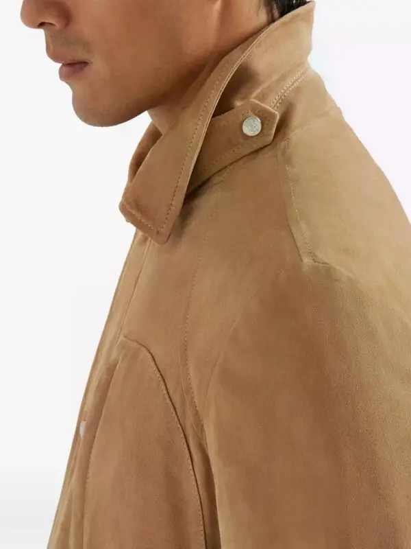 Brunello Cucinelli Suede Jacket - Brown