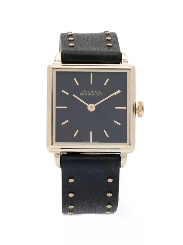 Isabel Marant Studded Square 2.3mm Watch - Black