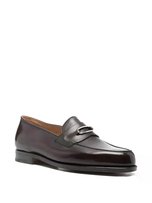 John Lobb Leather Loafers - Brown