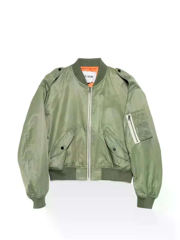RE/DONE Zip-fastening Bomber Jacket