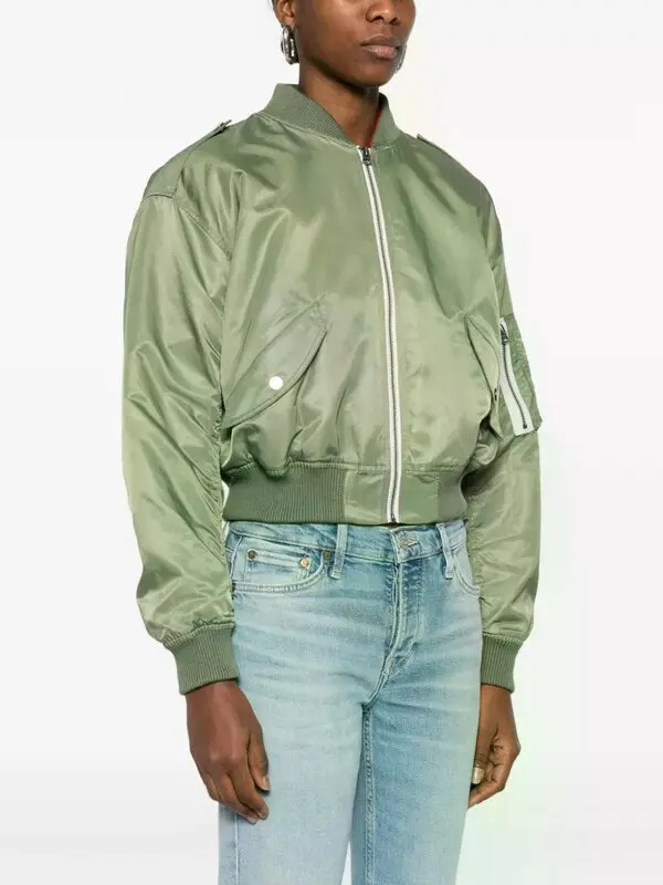 RE/DONE Zip-fastening Bomber Jacket