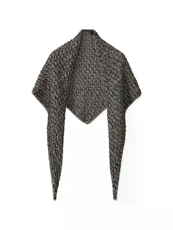 Fabiana Filippi Tweed Scarf - Grey