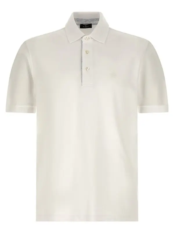 Etro Pegaso' Polo Shirt - White