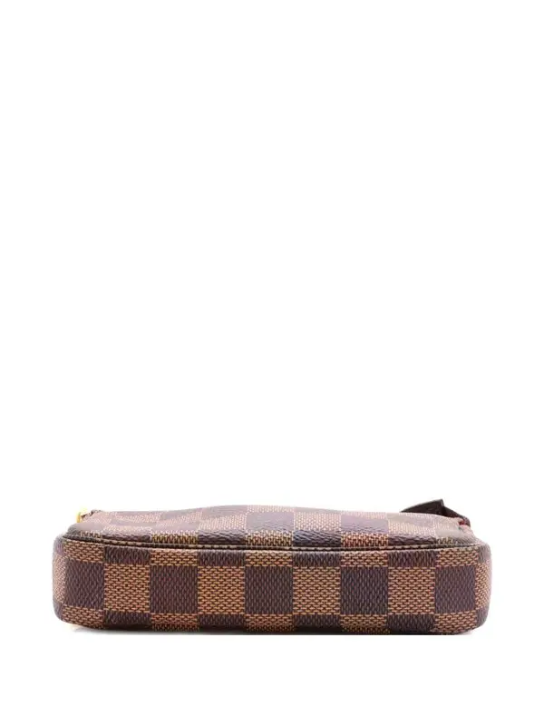 LOUIS VUITTON Pochette Accessoires Damier Mini Clutch - Brown