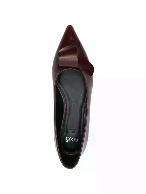 EXÈ Bow-detail Ballet Flats