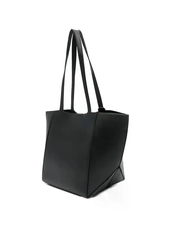 Michael Kors Logo-detail Leather Shoulder Bag - Black