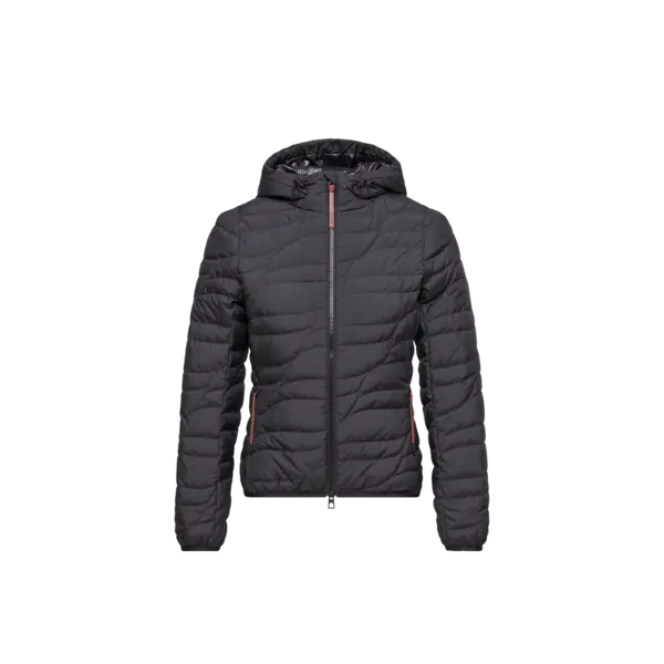 Moncler Delebiao Hooded Short Down Jacket - Black