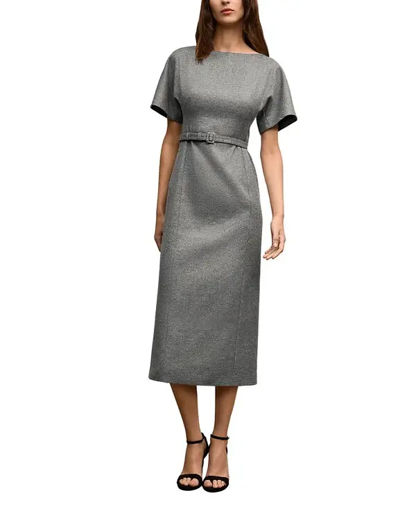 M.M.LAFLEUR Meredith Slub Tweed Dress