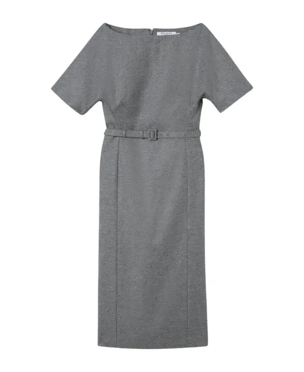 M.M.LAFLEUR Meredith Slub Tweed Dress