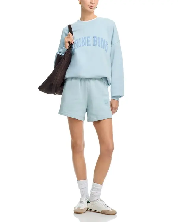 ANINE BING Miles Sweatshirt - Light Blue