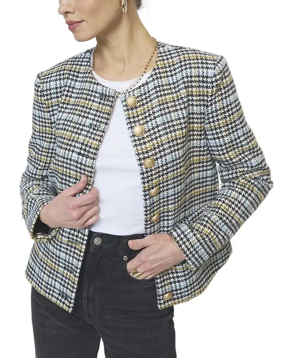 Central Park West Billie Herringbone Jacket
