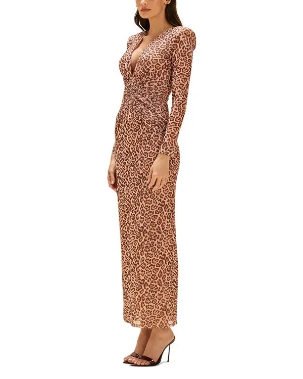 PatBO Panthera Tulle Maxi Dress