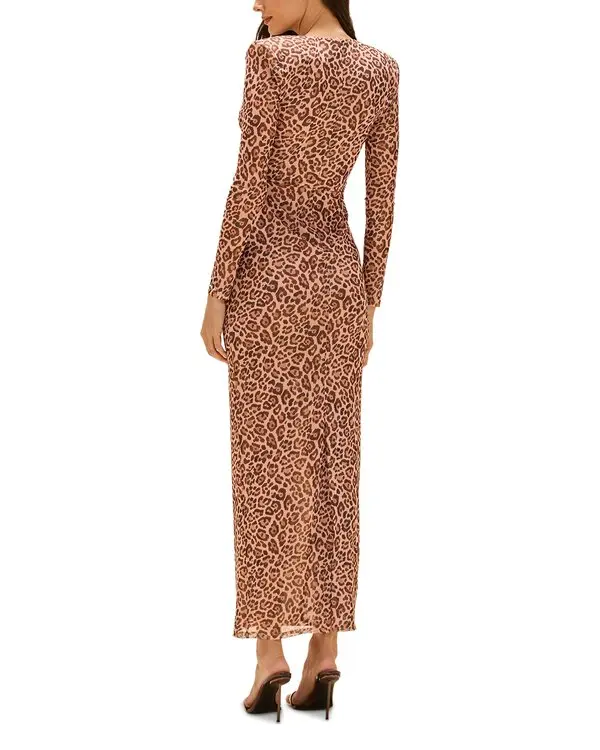 PatBO Panthera Tulle Maxi Dress