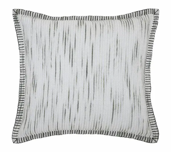 Tahari Home Polly Blanket Stitch Decorative Pil Low, 20' X 20 - One-color