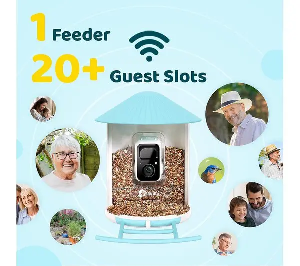 BIRDFY Smart Bird Feeder With Camera Lite Blu E